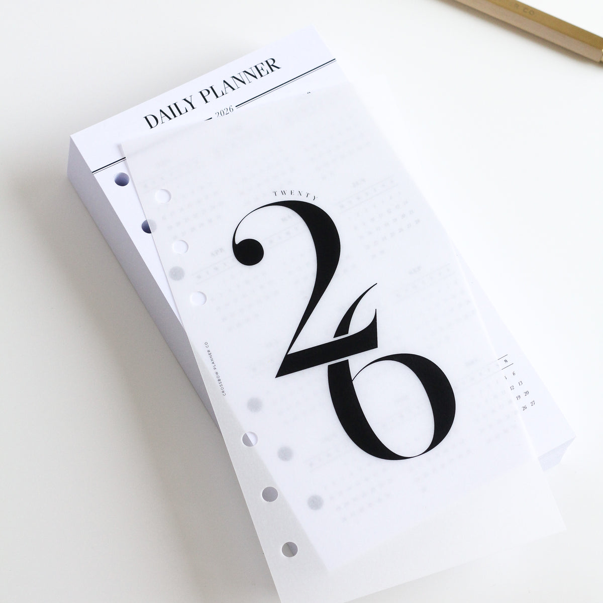 2026 Personal Daily Planner Inserts | Personal Filofax Refills ...