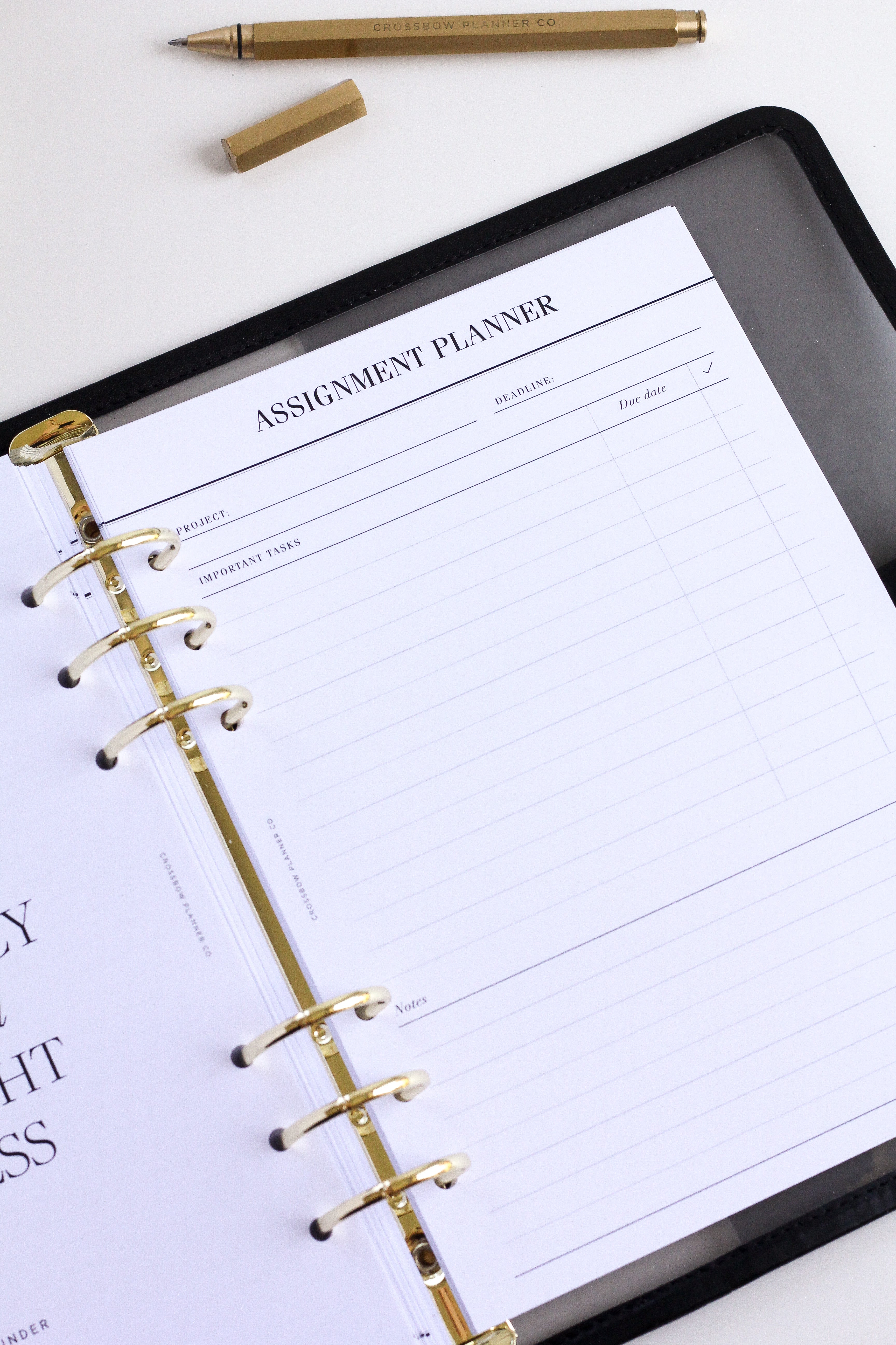 A5 Printed Planner Inserts – Crossbow Planner Co.