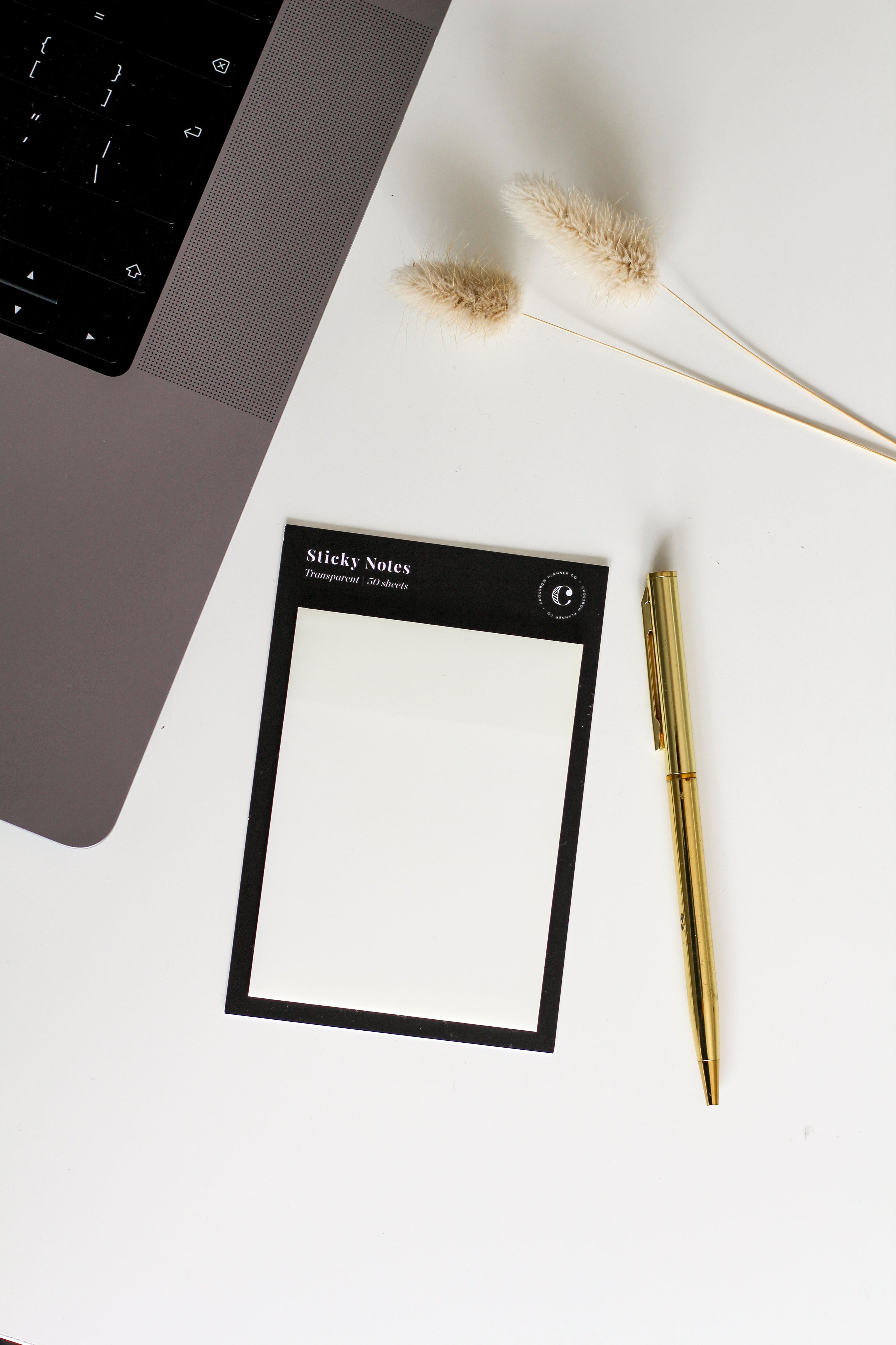 Transparent sticky notes – Crossbow Planner Co.