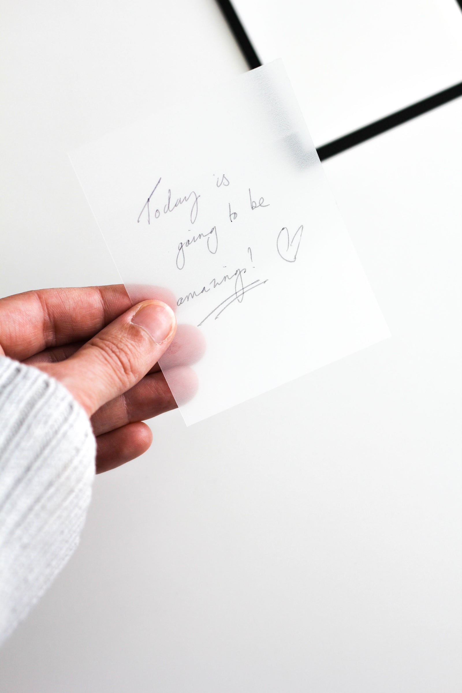 Transparent sticky notes – Crossbow Planner Co.