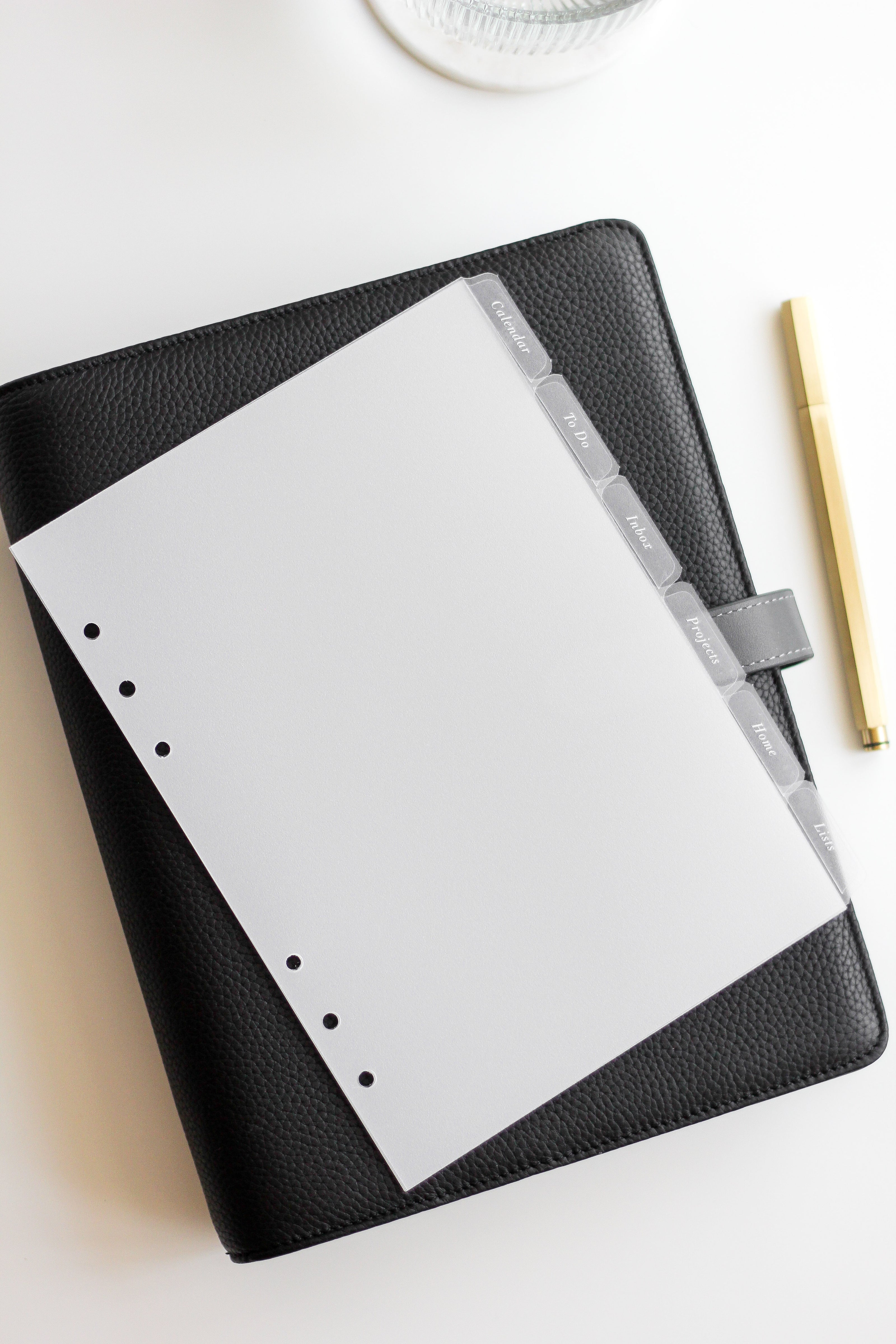 Customisable Planner Dividers with Frosted Plastic: A5 and Personal ...