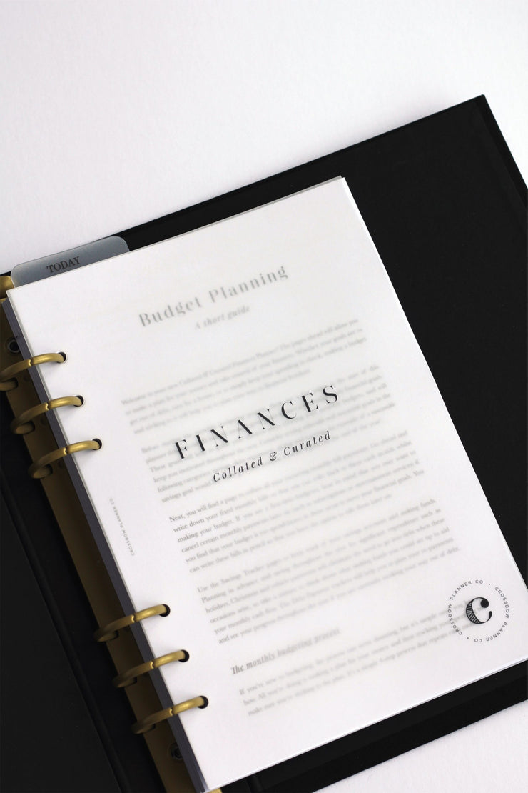 Finance Binder Refillable | Budget Binder – Crossbow Planner Co.